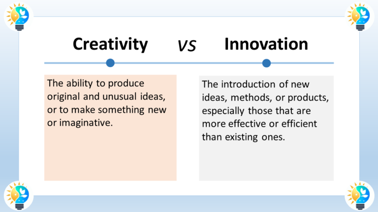 How are creativity and innovation related? - Innovations 4 EU
