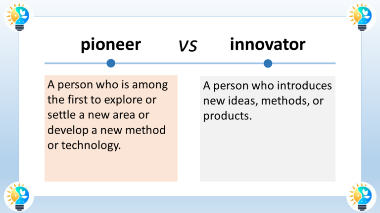 What is the difference between innovator and Pioneer? - Innovations 4 EU